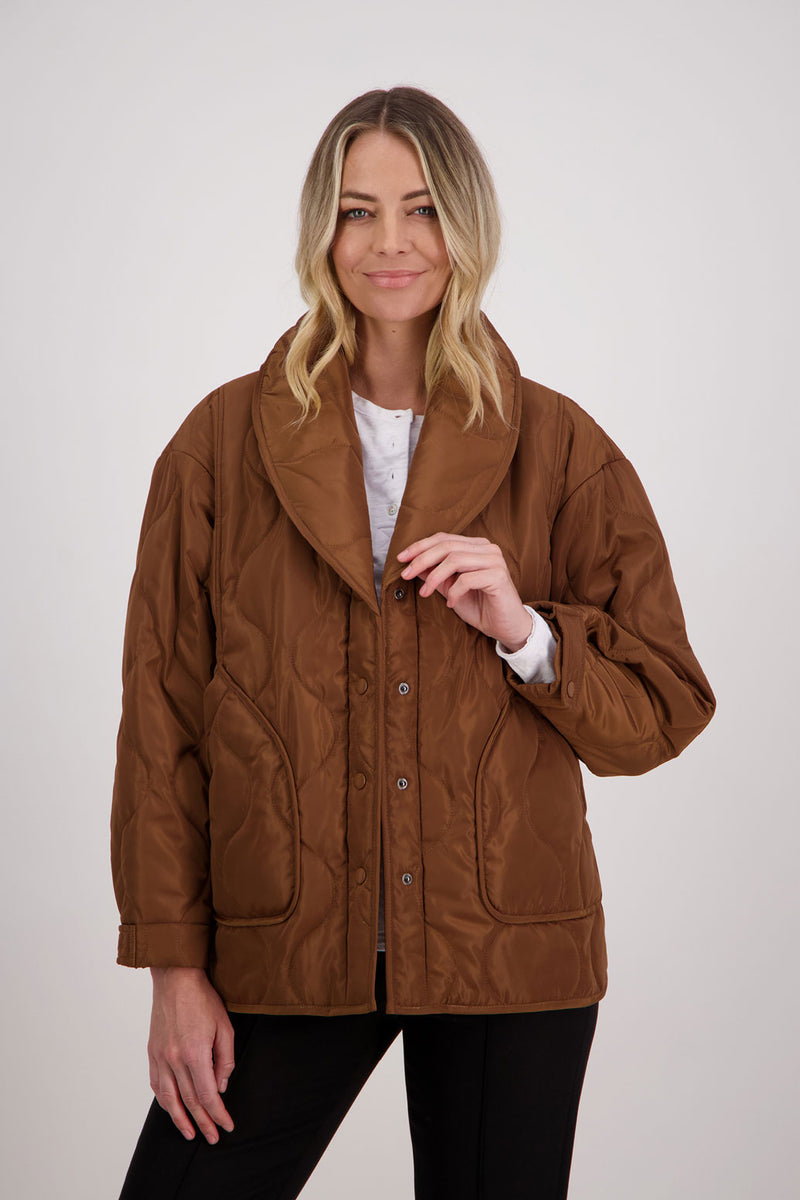 Briarwood I Chapman Quilted Tan Jacket
